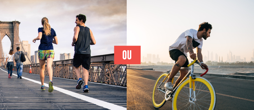 Course à pied ou vélo — Academos